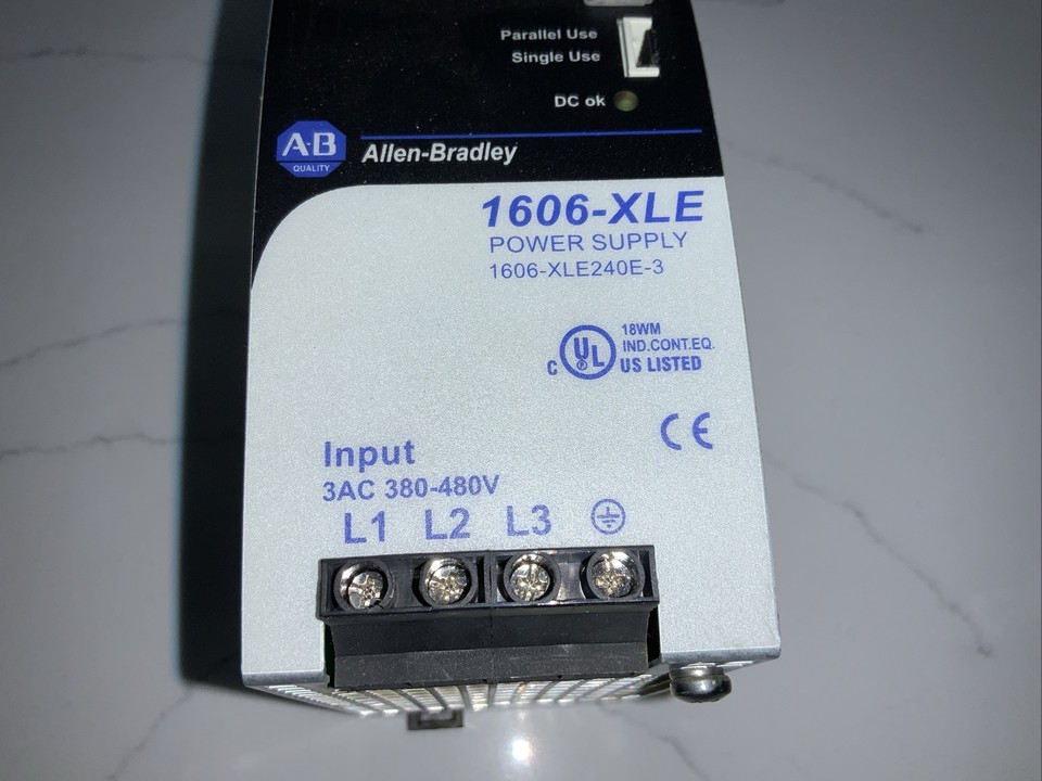 ALLEN BRADLEY POWER SUPPLY 1606-XLE - 1606-XLE240E-3 - 3 Phase, 24V ...