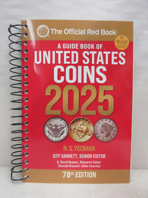 2025 Whitman Red Book United States Coins 78th Edition Spiral Price ...