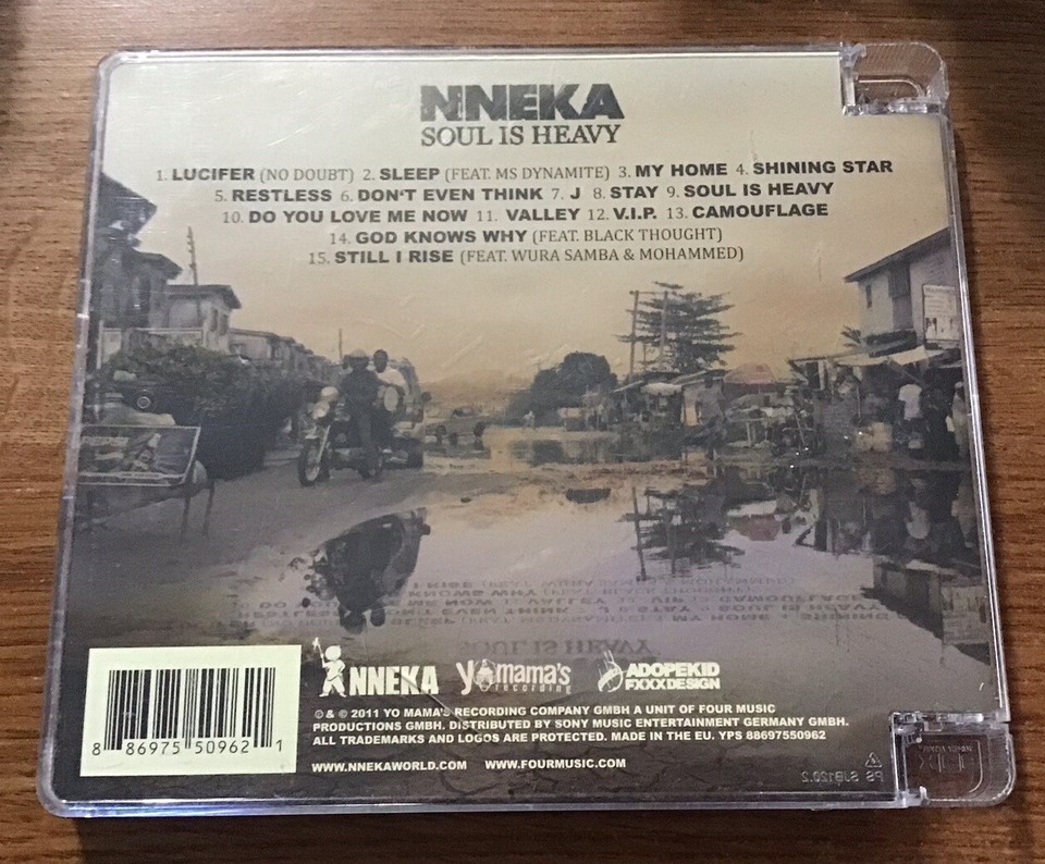 Soul Is Heavy Nneka CD Super Jewel Box Case 886975509621 | eBay