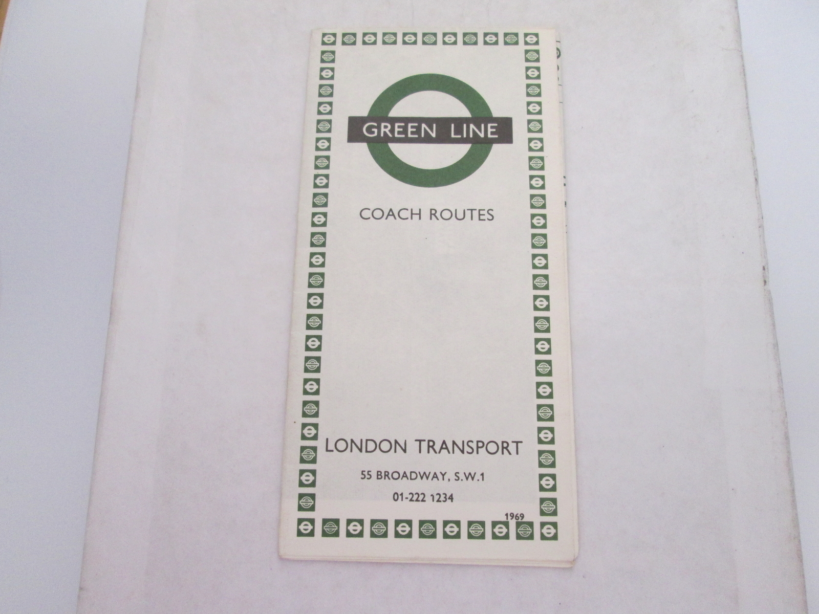 London Transport Green Line Coach Routes Map 1969 (2/69) | eBay UK