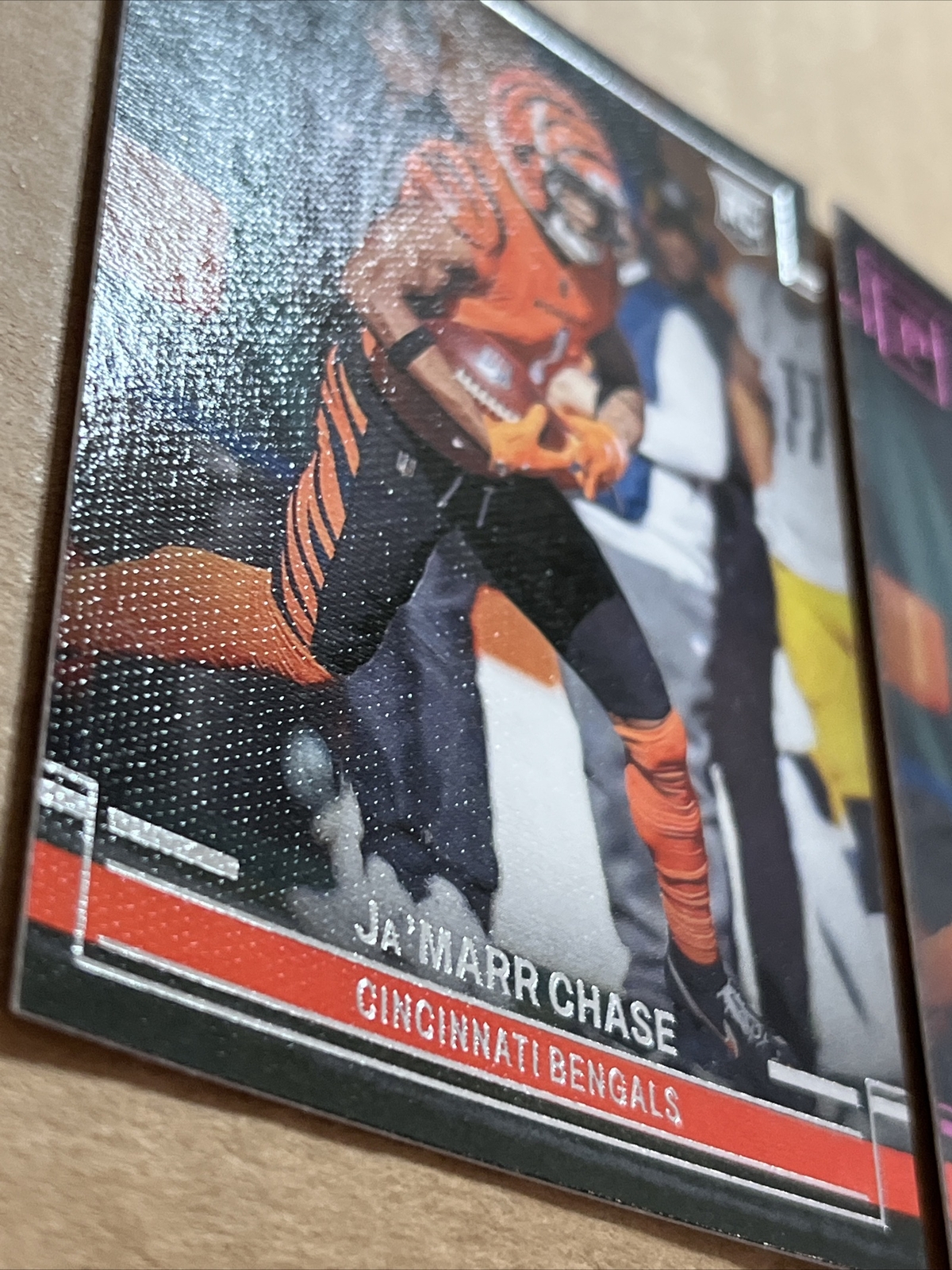 Ja’Marr Chase Rookie 2021 Chronicles Panini Base &Pink Parallel ...