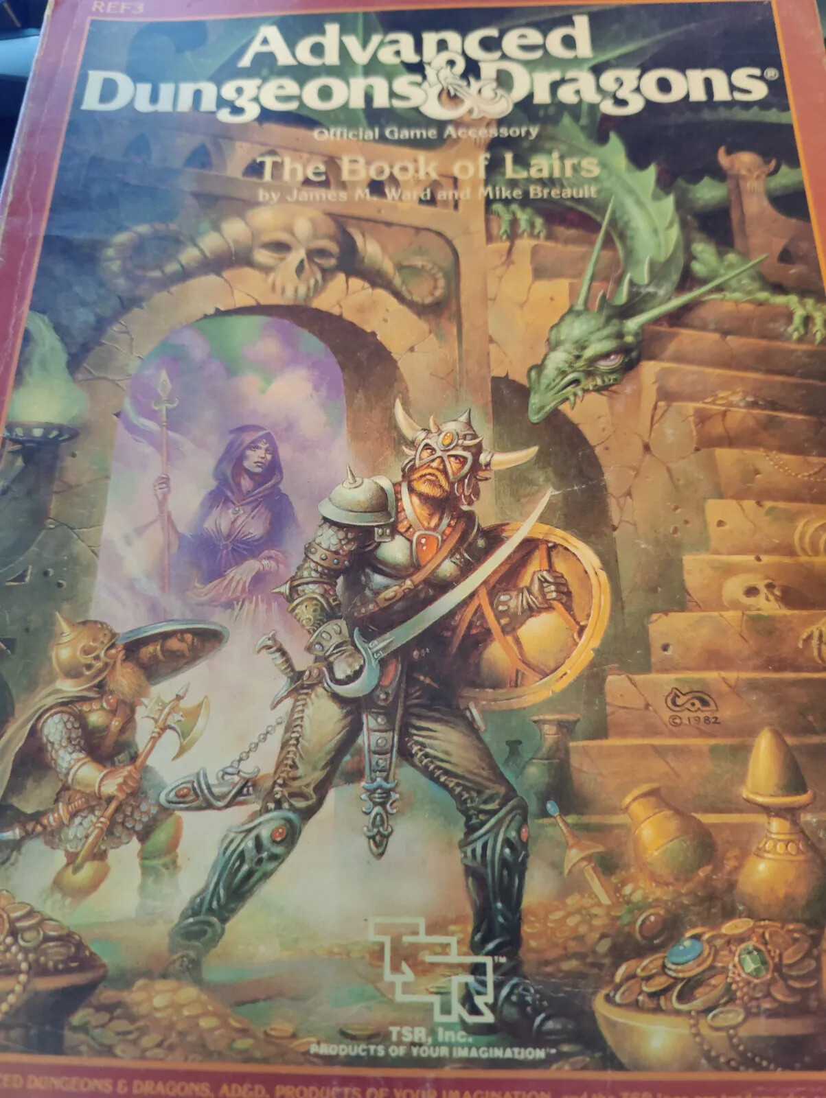 1986 1st Ed. TSR Advanced Dungeons & Dragons The Book of Lairs REF3 ...