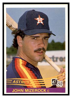 1984 Donruss John Mizerock RC #380 Houston Astros | eBay