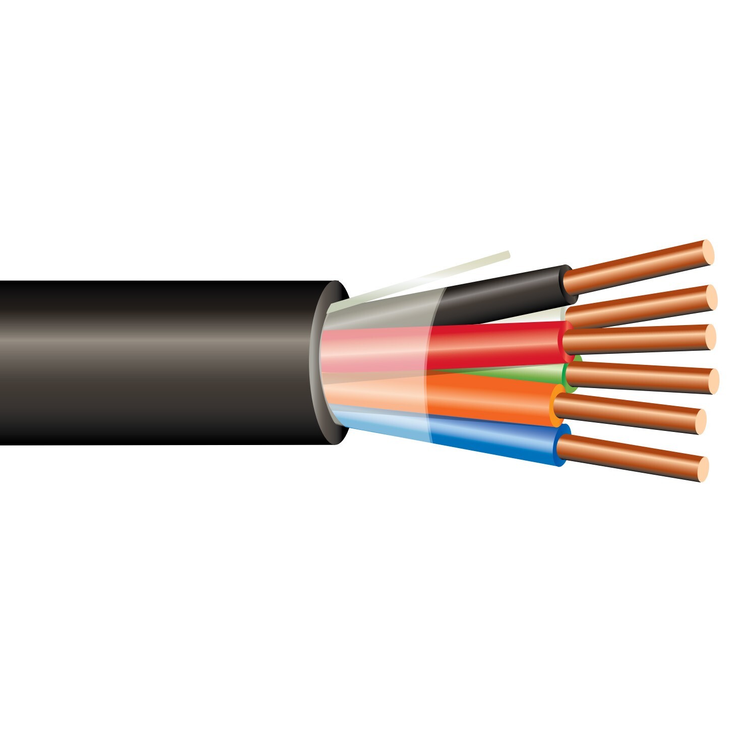 1000' 14/4 Solid IMSA 20-1 Traffic Signal Cable PE Jacket Black 600V | eBay