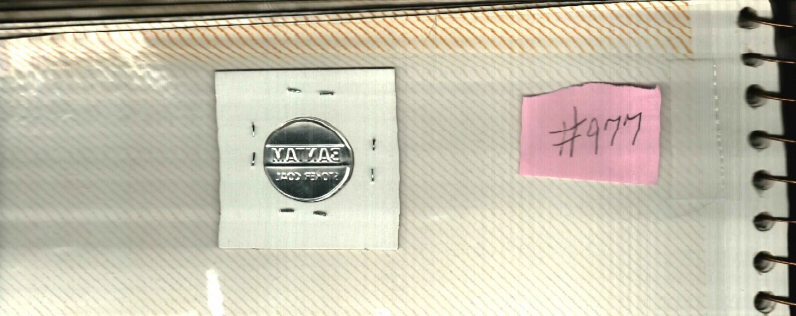 VERY NICE RARE BANTAM STOKER COAL...COAL SCATTER TAG # 977 | eBay