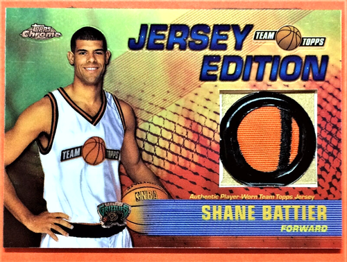 SHANE BATTIER 2002 TOPPS CHROME JERSEY EDITION # TT-SB (MINT) | eBay