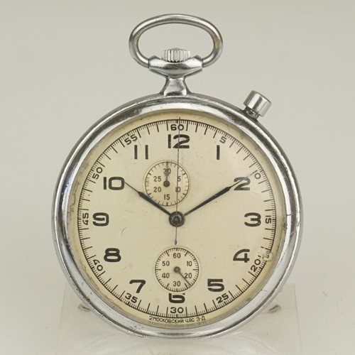 WORKING! Chronograph Pocket Watch Men's no fusee duplex no repeater | eBay