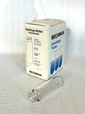 Beckman Coulter 355654 polycarbonate centrifuge bottle 25x89 mm 26.3 mL ...