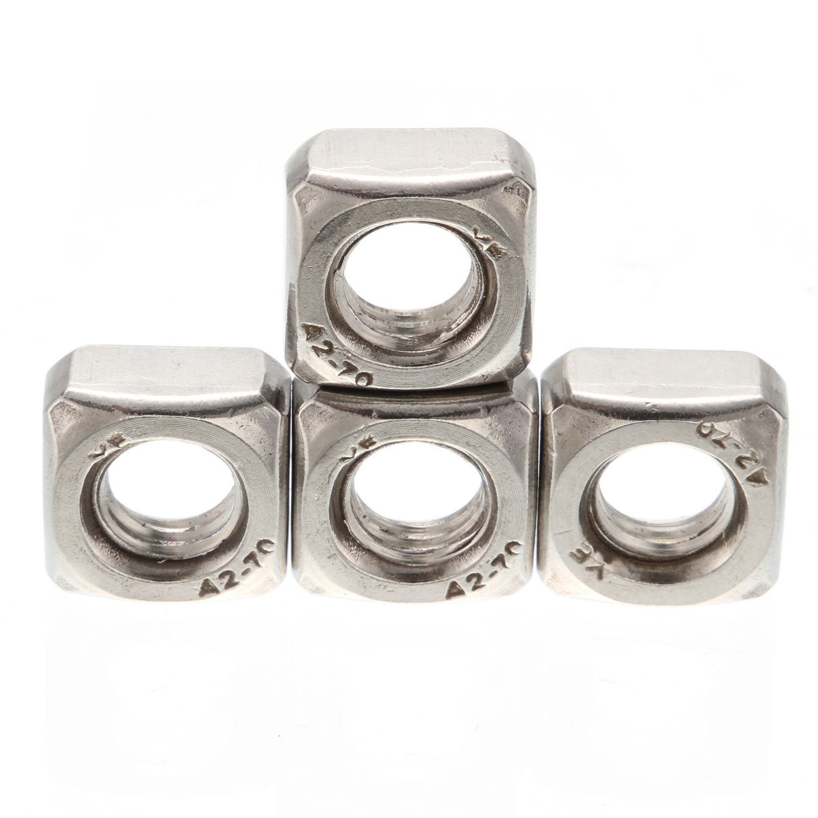 US Stock 20x M5 5mm Stainless Steel A2 Square Nuts For Metric Screws ...