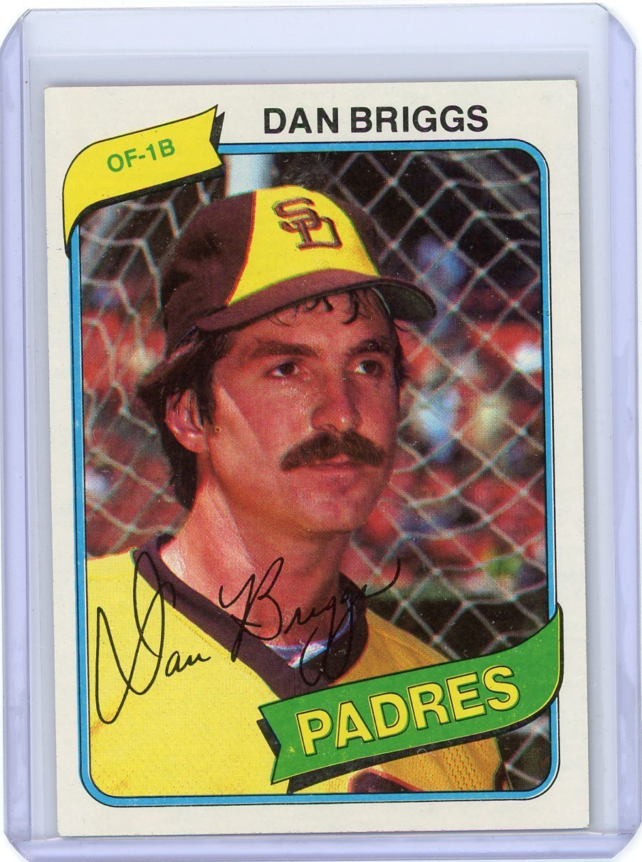 1980 TOPPS DAN BRIGGS #352 EXMT/NEAR MINT NM SET BREAK SAN DIEGO PADRES ...