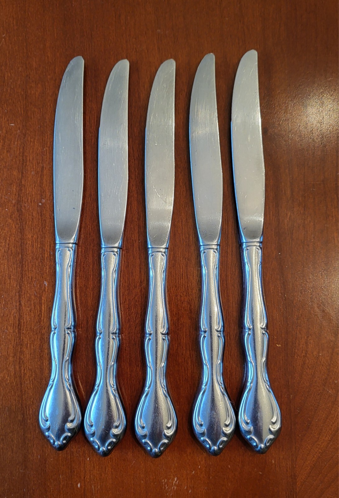 Set of 5 Oneida CANTATA Community Knives Stainless Flatware Dinner ...