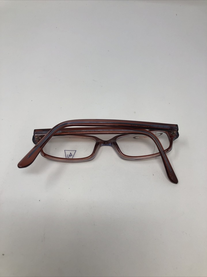 4u Eyeglasses Frames U-21 50-18-145 Brown/Blue Full Rim JV22 | eBay