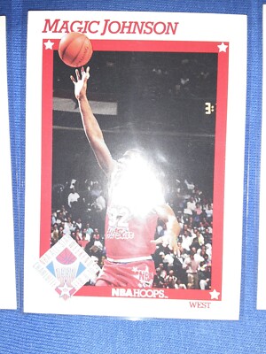 MAGIC JOHNSON - NBA HOF - 1991-92 - NBA HOOPS - ALL-STARS - CARD # 266 ...