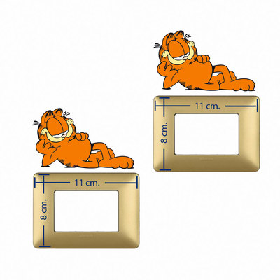 Garfield cartoon adesivi murali interruttori luce wall decal light ...