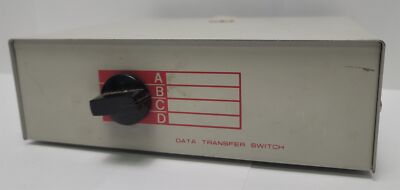 A/B/C/D Data Transfer Switch , 15-Pin Mouse , VGA Monitor , DIN5 ...