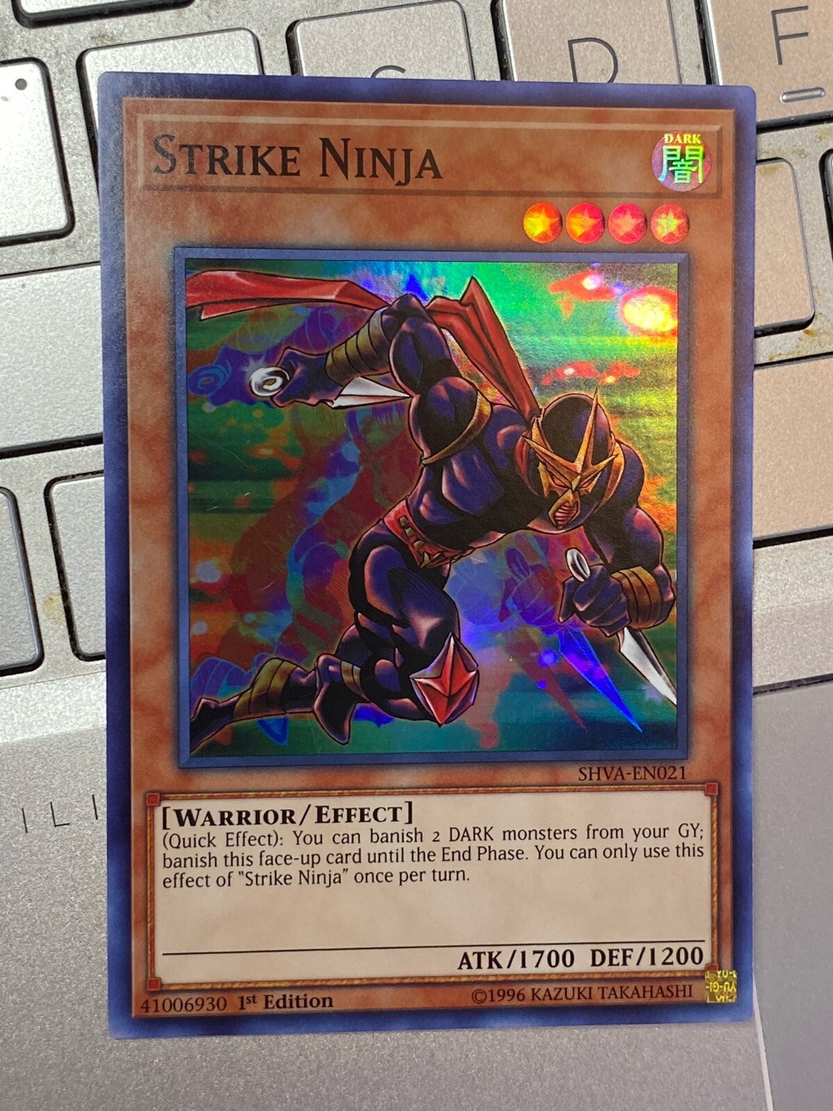 Yugioh Strike Ninja SHVA-EN021 Super Rare 1st Edition nm condition | eBay