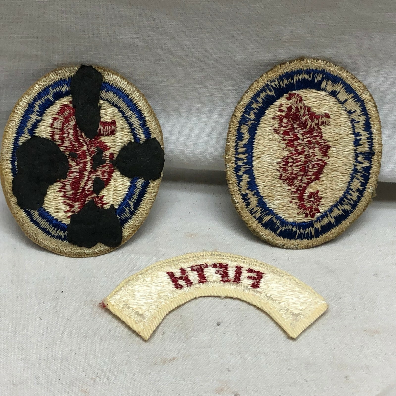 Military Patch lot (3) English Fifth Special Brigade w/ Tab Variant 5th ...