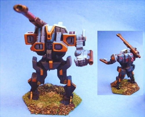 Battletech painted Helepolis battlemech WOB | eBay