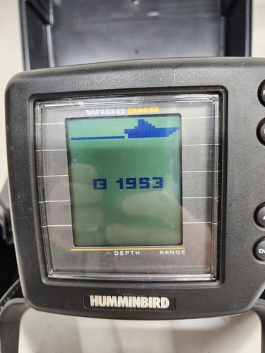 HUMMINBIRD WIDE ONE Fish Finder Unit With Transducer Travel Case New ...
