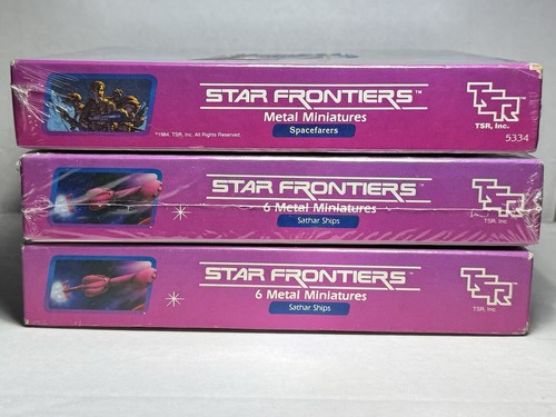 TSR Star Frontiers RPG Miniatures! Lot of 3 boxes | eBay