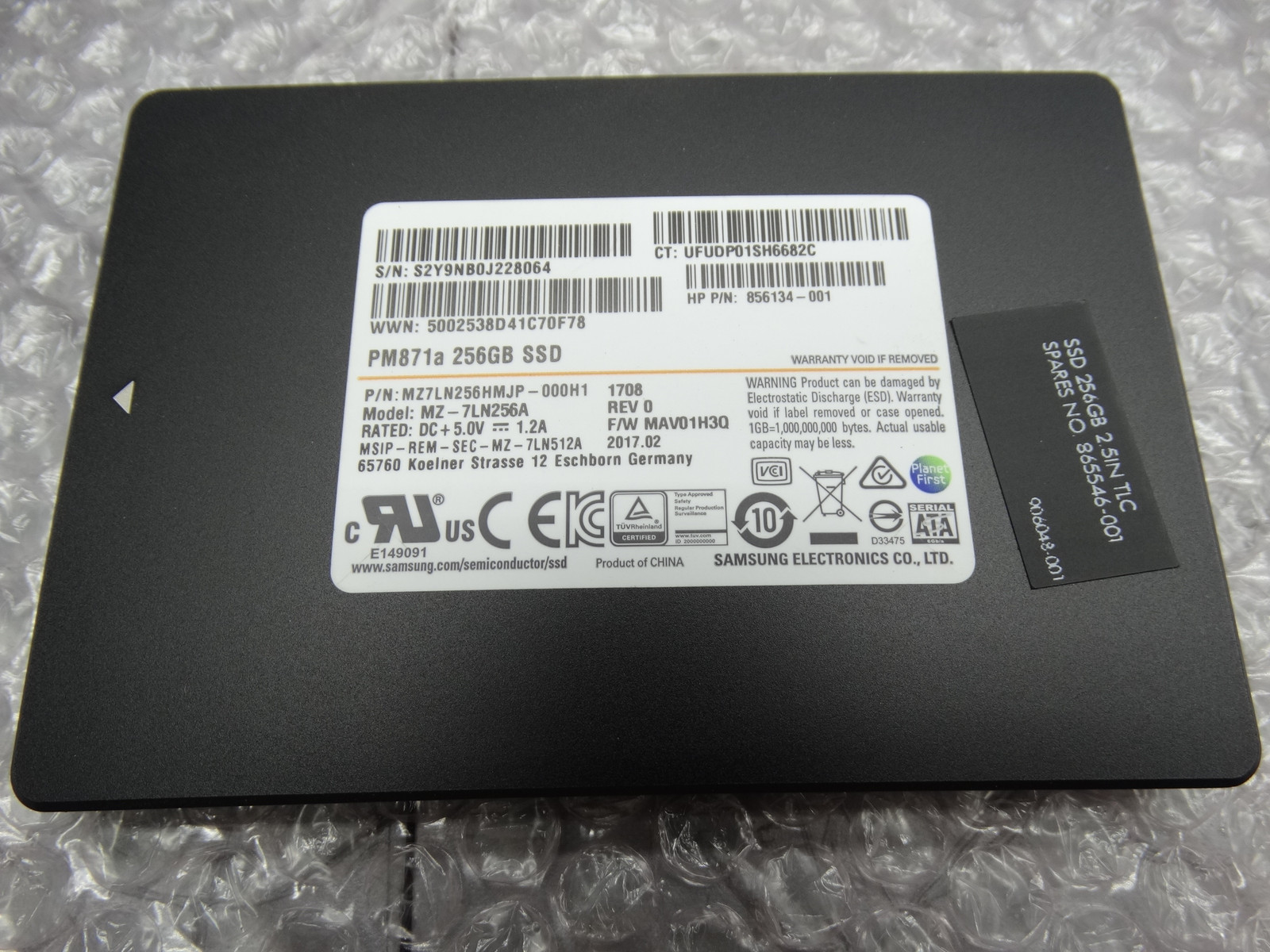 Samsung PM871a MZ-7LN256A 256 GB SATA III 2.5 in Solid State DriveのeBay ...