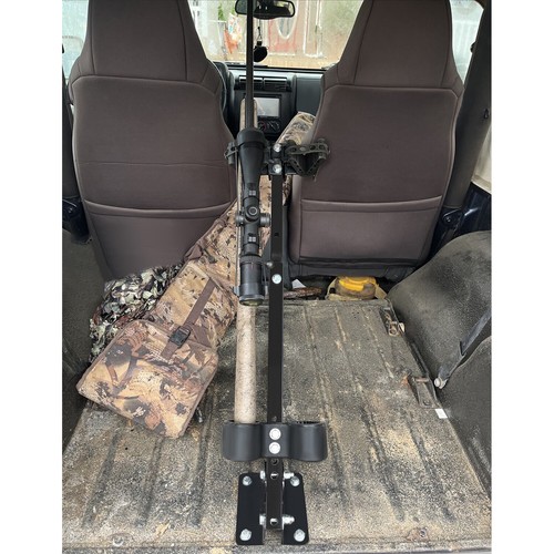 Adjustable Vertical Gun Rack For Rifle Shotgun Firearm Holder UTV Floor ...