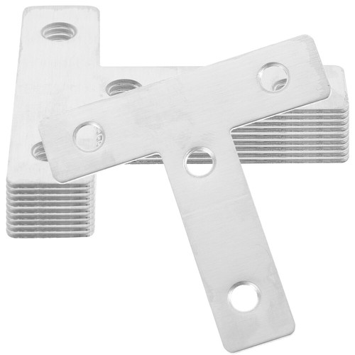 10 Pcs Stainless Steel Fixed Plate Joint Right Angle Brackets Fixing ...