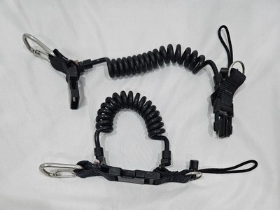 Two New 36 Inch SCUBA Diving Retractable Coil Lanyard Accessory Cords ...