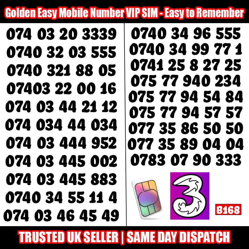 Vip Mobile Number