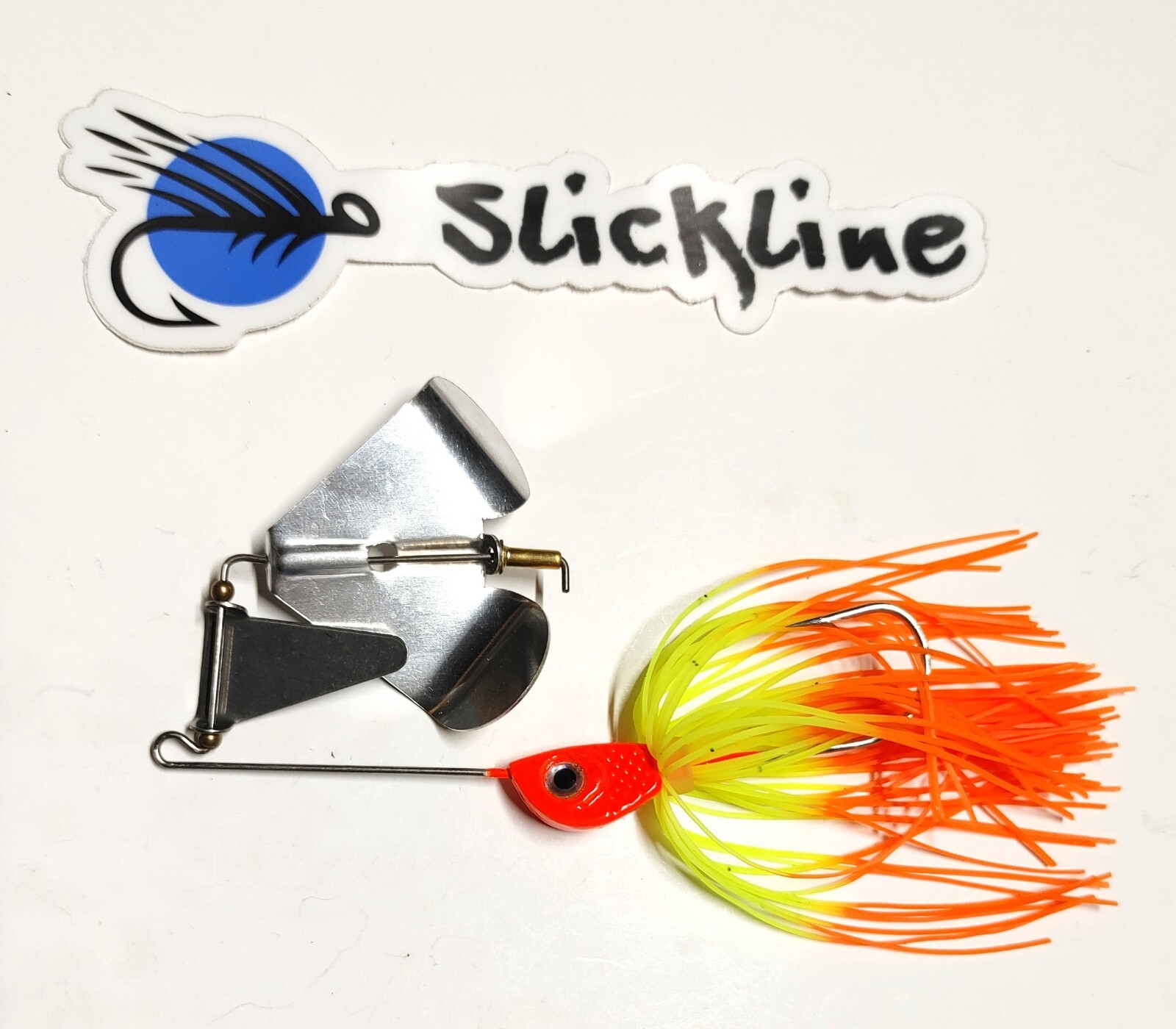 SLICKLINE 1/2 oz Weedless Buzzbait Jig Spinner Bass Pike Fishing Lure ...