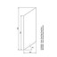 Vision Glass Panel for Rake Stairs or Landing Staircase 8x300mm | eBay