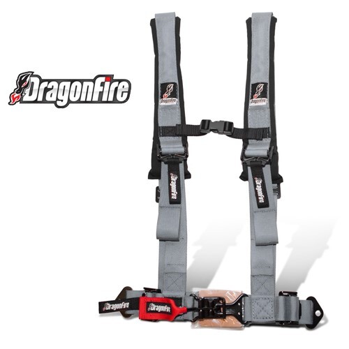 Dragonfire Polaris General Harness Mounting Kit w/4-Pt H Style Sewn In ...