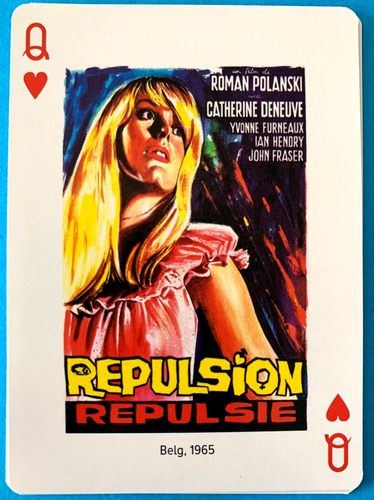 RARE FILM POSTER REPULSION POLANSKI DENEUVE 1965 ROOKIE CARD FRENCH ...