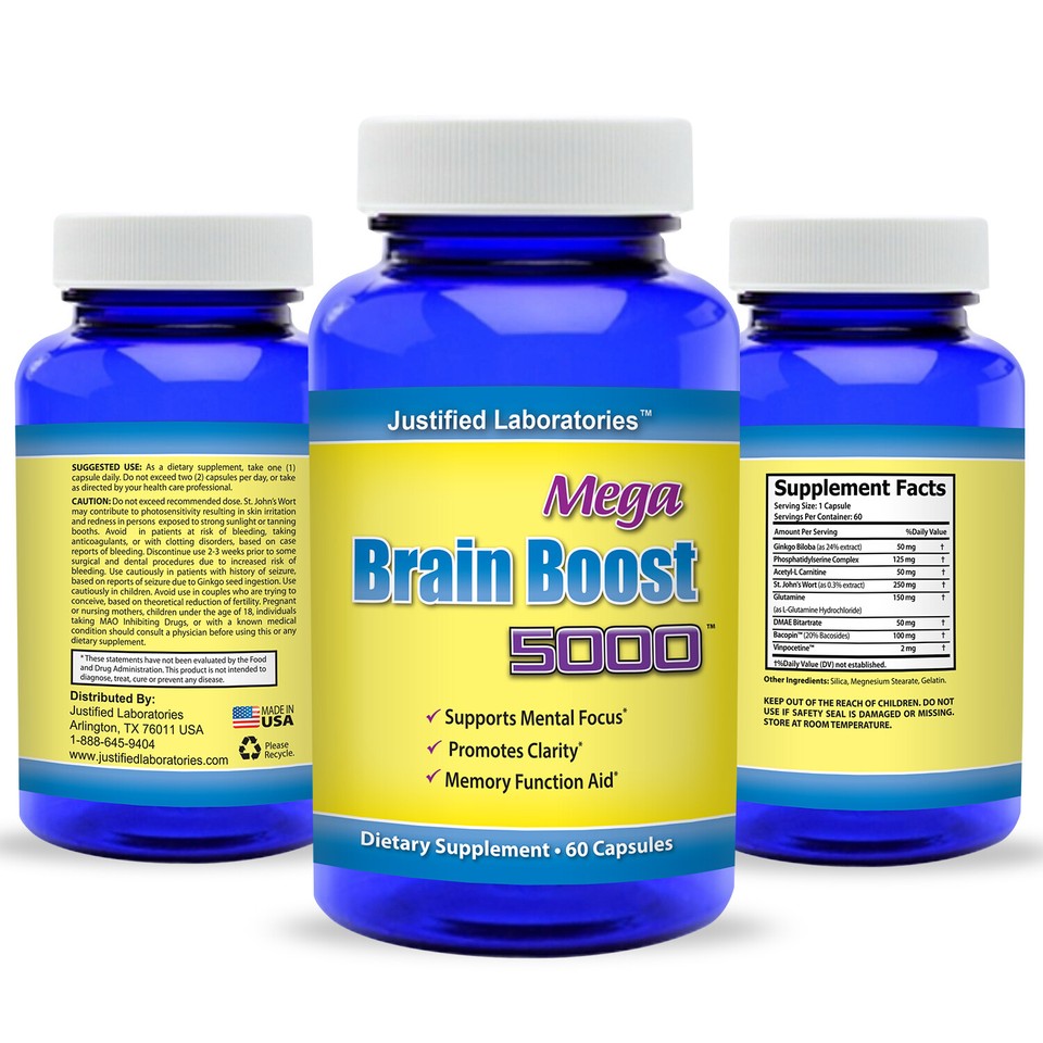 Brain Boost Pills Supplement | eBay