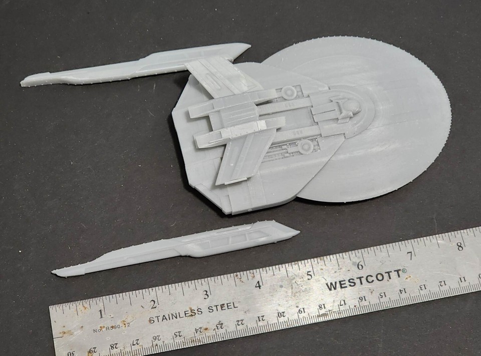 1/2500 scale Sagan Class Stargazer W/ Decals! Star Trek 3d printed ...