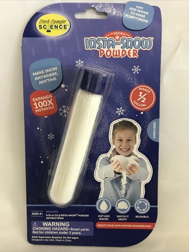 The Original Insta-Snow Powder Ages 4+ Just Add Water To Make Fluffy ...