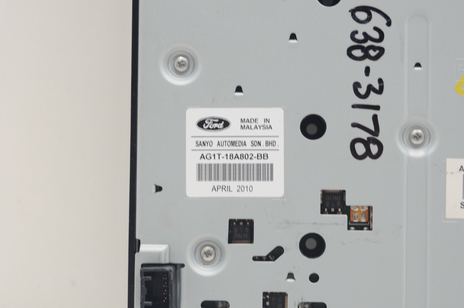 2010-2012 Ford Taurus AG1T-18A802-BB OEM Radio Face Climate Control ...