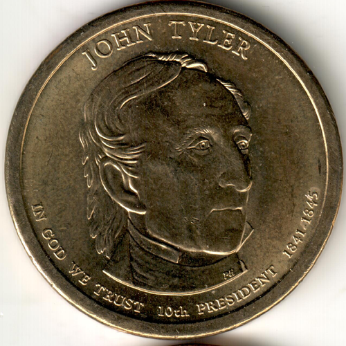 USA - 2009P - 1$ Presidential Coin - John Tyler - #4258 | eBay