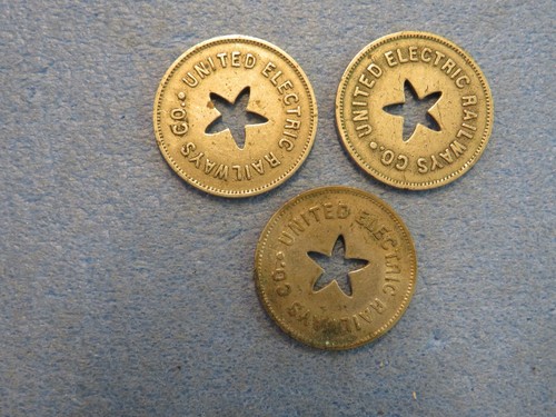 Lot of 3 United Electric Railways Co. Providence, Rhode Island Transit ...
