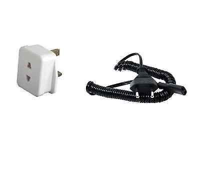 Universal 2-Pin Electric Shaver Lead & Plug - Fits Most Shavers | eBay UK