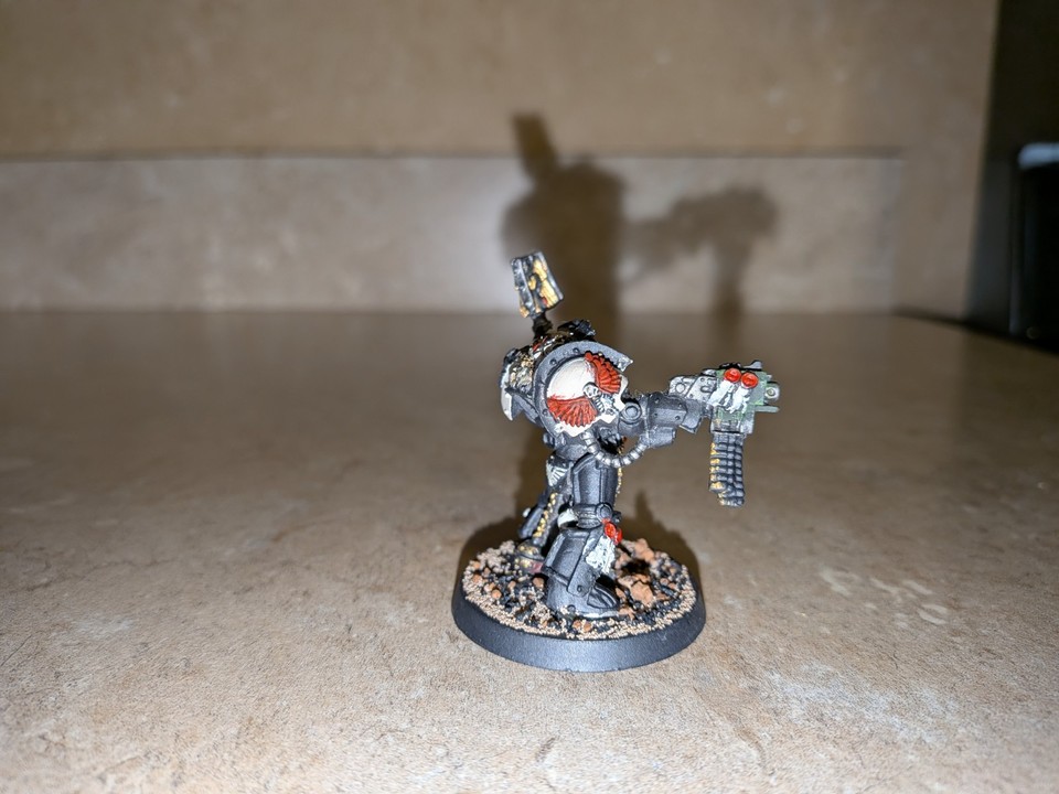 Warhammer 40k Space Marines Terminator Chaplain *Metal OOP Painted* | eBay