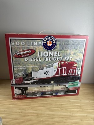 NEW LIONEL / MENARDS #6-30146 O GAUGE SOO LINE DIESEL FREIGHT SET NIB ...