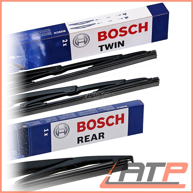 BOSCH TWIN WIPER BLADE SET FRONT + REAR FOR CHRYSLER PT CRUISER | eBay UK