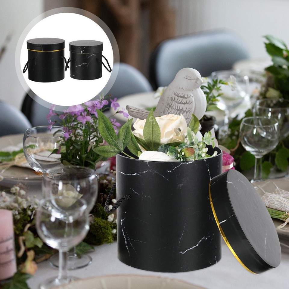 2 Pcs Valentines Day Gift Boxes Flower Treat Handheld Valentine's ...