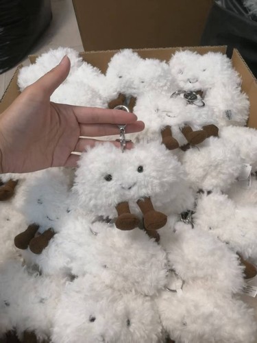 Jelly 2PCS Couple Clouds Soft Plush Toys Charms Cute Fun Stuffed ...