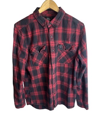 Harley Davidson Men’s Buffalo Plaid Pearl Snap Button Up Long Sleeve ...
