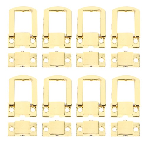 10 Pcs Hasp Lock Metal Buckle Fastener Small Box Latch Chest Jewelry ...