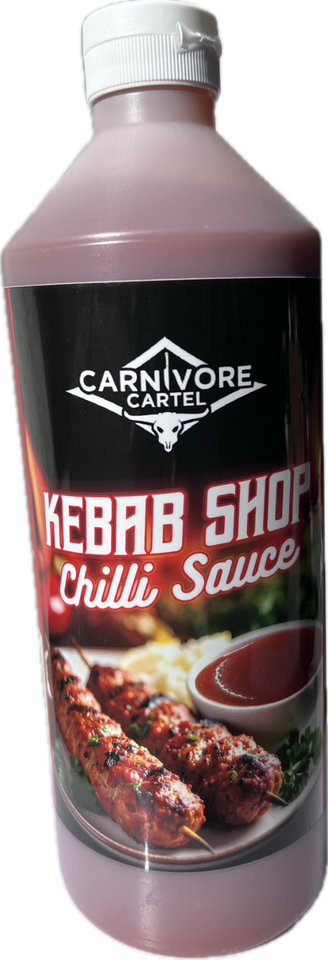 Carnivore Cartel Kebab Shop Chilli Sauce - 1L donner / chilli / hot ...
