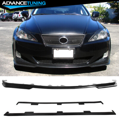 2006-2008 Lexus IS250 IS350 4DR JDM PM Style Side Skirts + Front Bumper ...