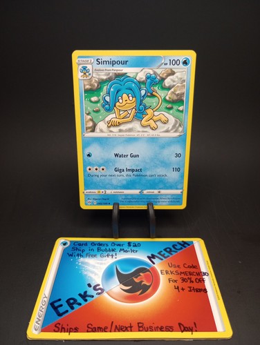 Simipour 042/189 Darkness Ablaze NM Regular Uncommon Pokemon Card | eBay